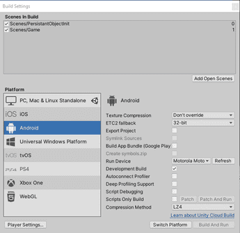 Using Visual Studio to debug a Unity game on Android device | Andrew ...